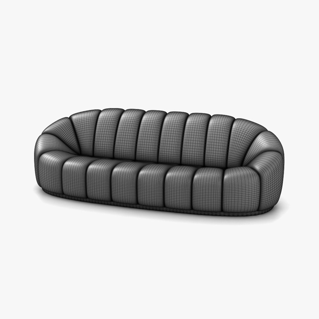 3D Pierre Paulin Alpha Sofa - TurboSquid 1998885