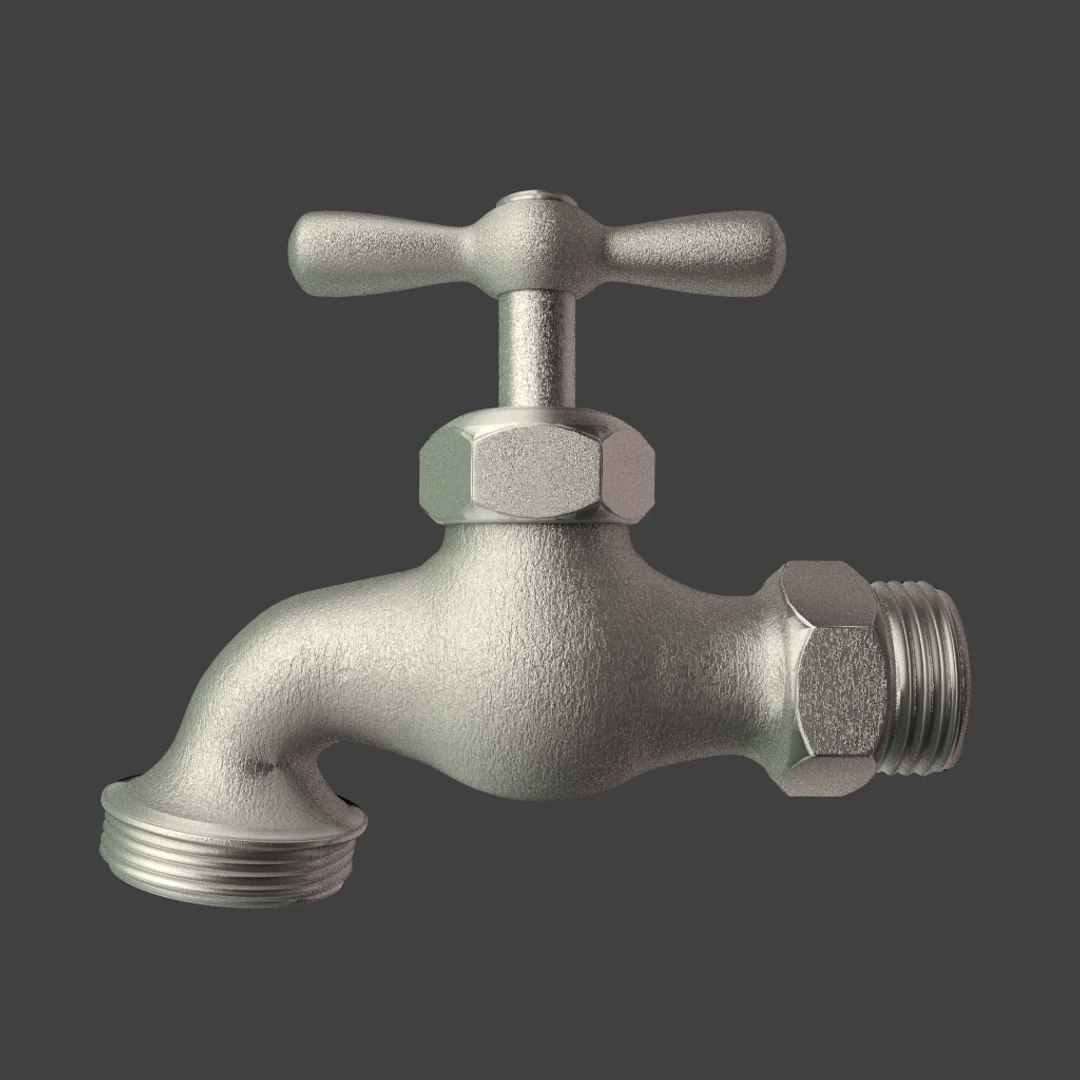Brass Spigot Obj