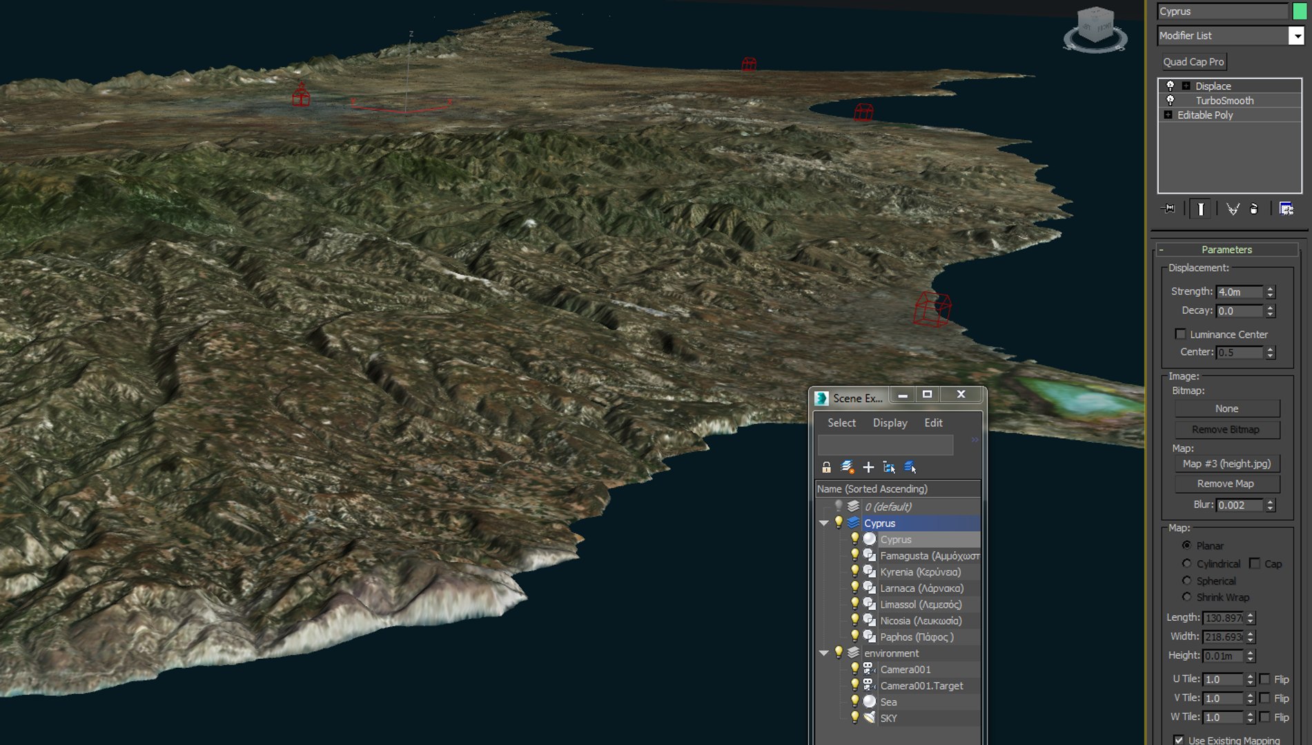Cyprus Island 3D Model - TurboSquid 1303313