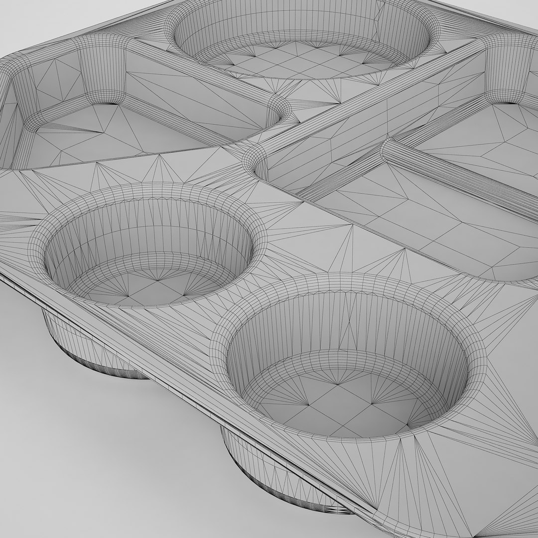 3d lunch food tray model
