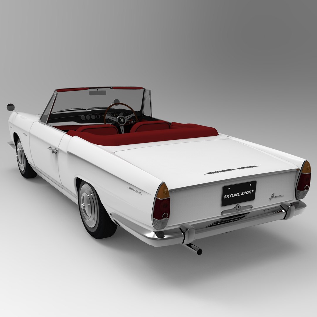 3D Covertible Prince Skyline Sport - TurboSquid 1293715