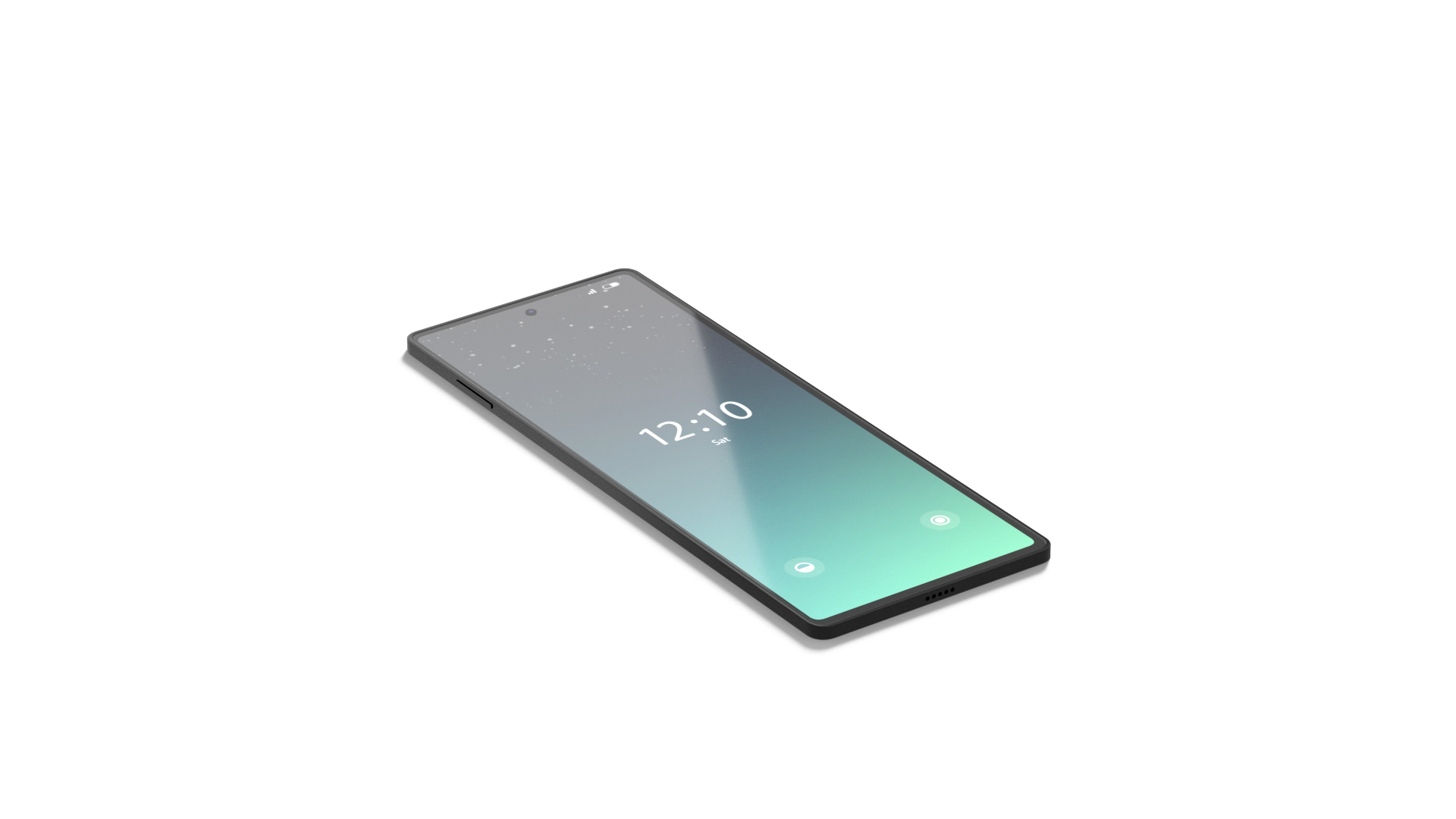 Animated Flexible Phone - Twisted Smartphone With Cyclic Animation Of ...