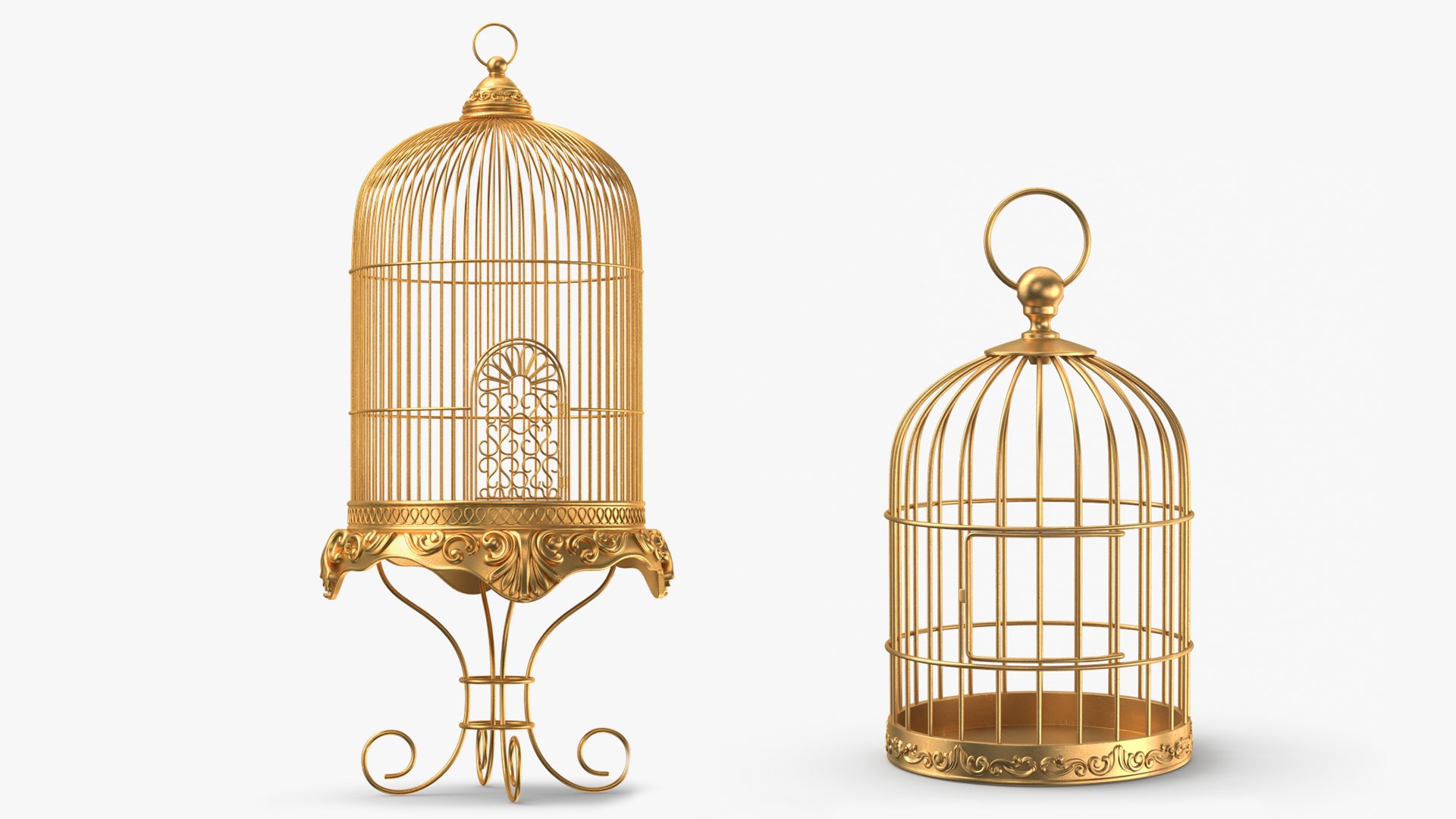 Bird Cage Collection 3D Model - TurboSquid 2345362