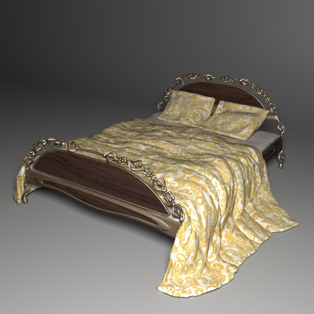 3d model bed
