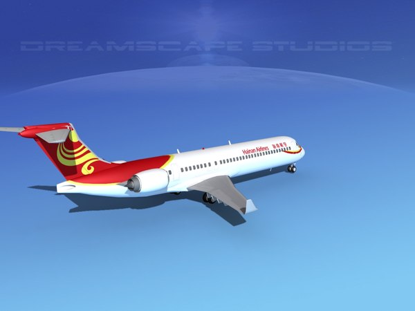 3d comac airliner model