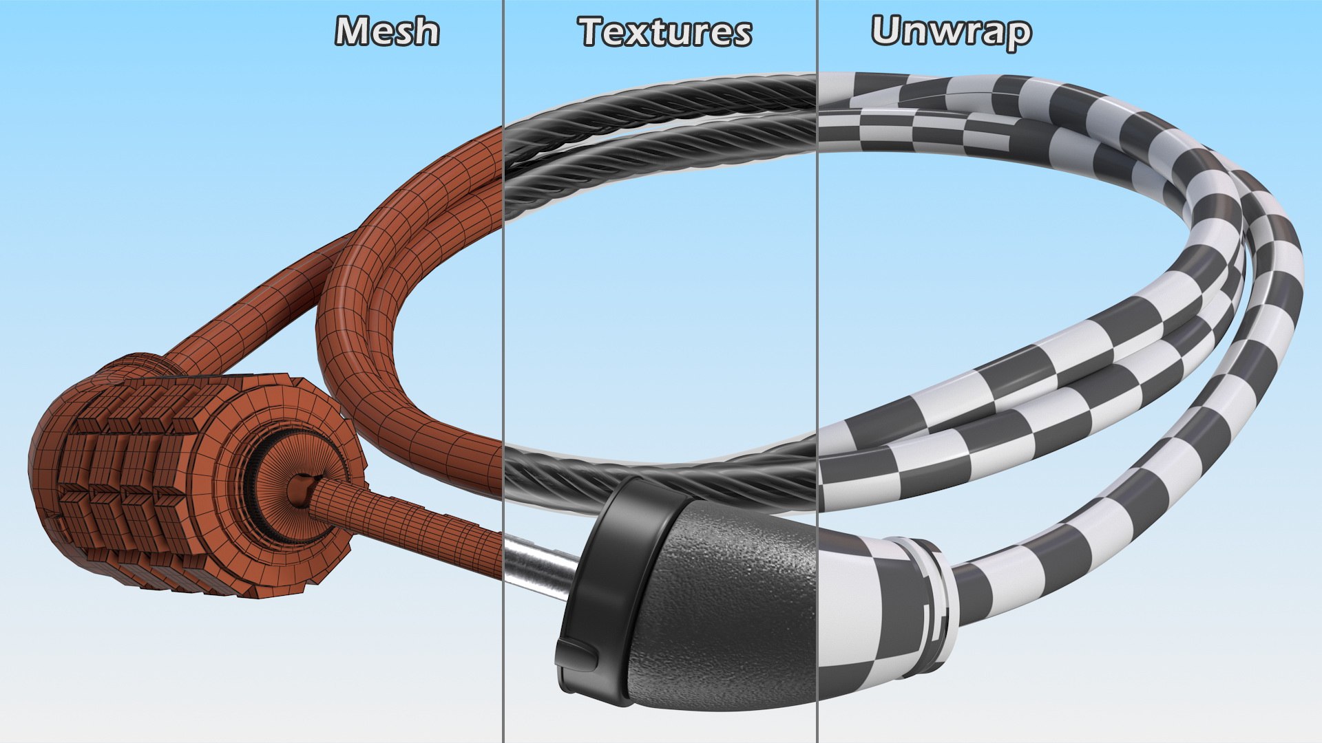 Master lock combination cable model - TurboSquid 1653251