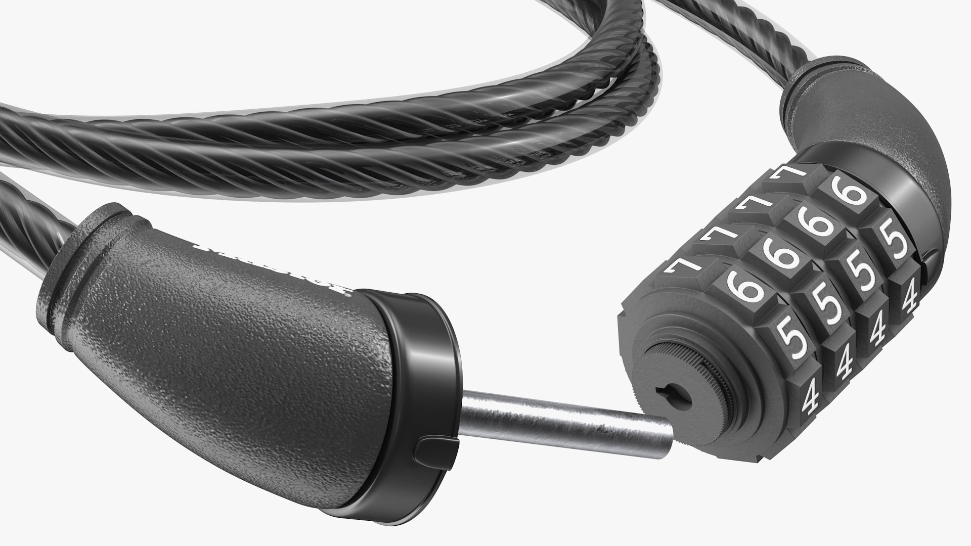 Master lock combination cable model - TurboSquid 1653251