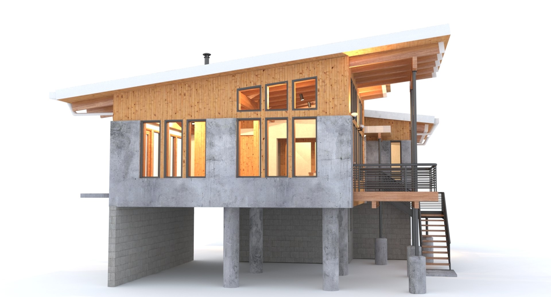 3D Model Modern House Style - TurboSquid 1243098