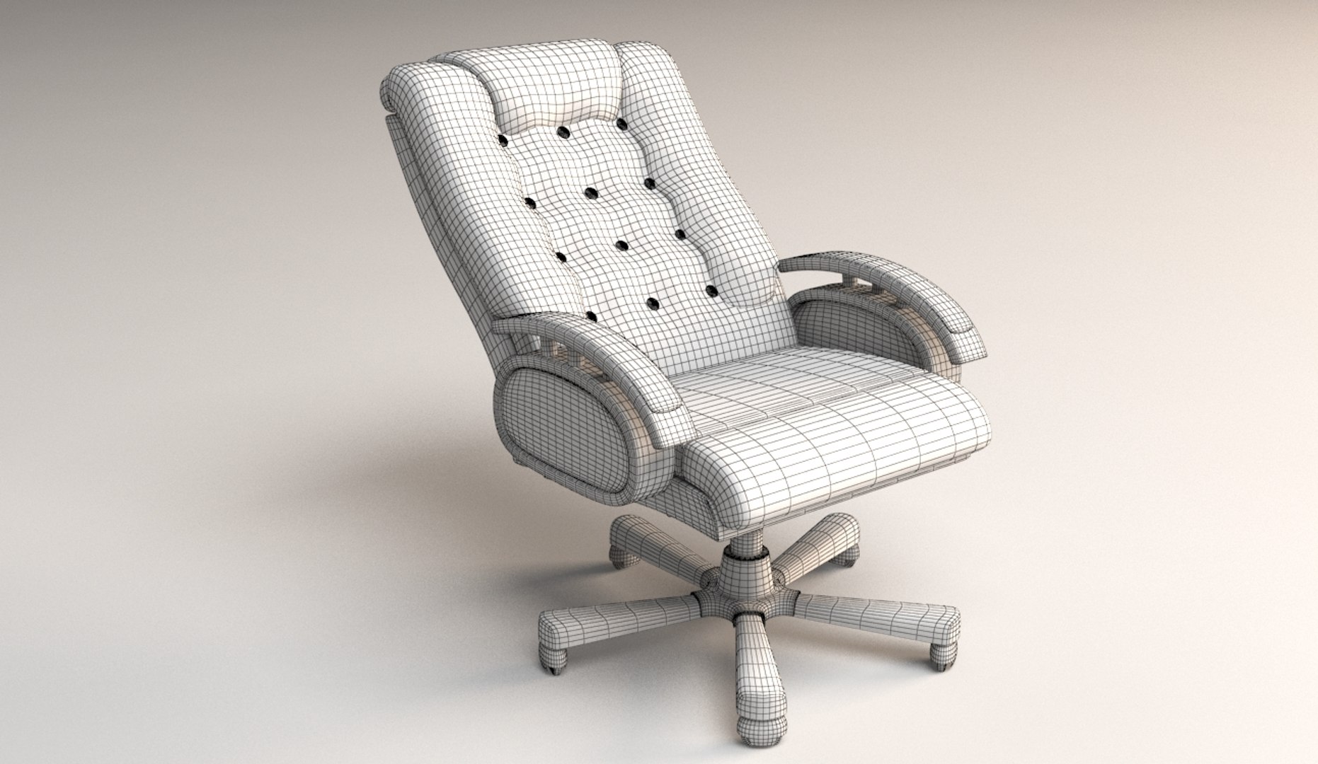 3d executive office chair model
