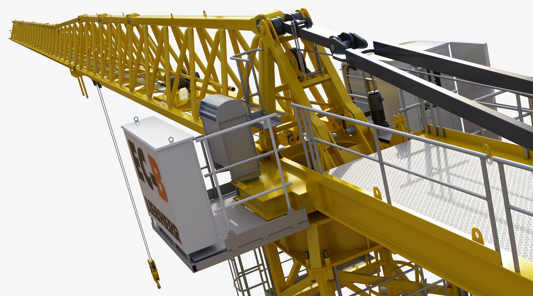 modelo 3d Grúa torre Liebherr 250 EC-B 12 Litronic - TurboSquid 1318555