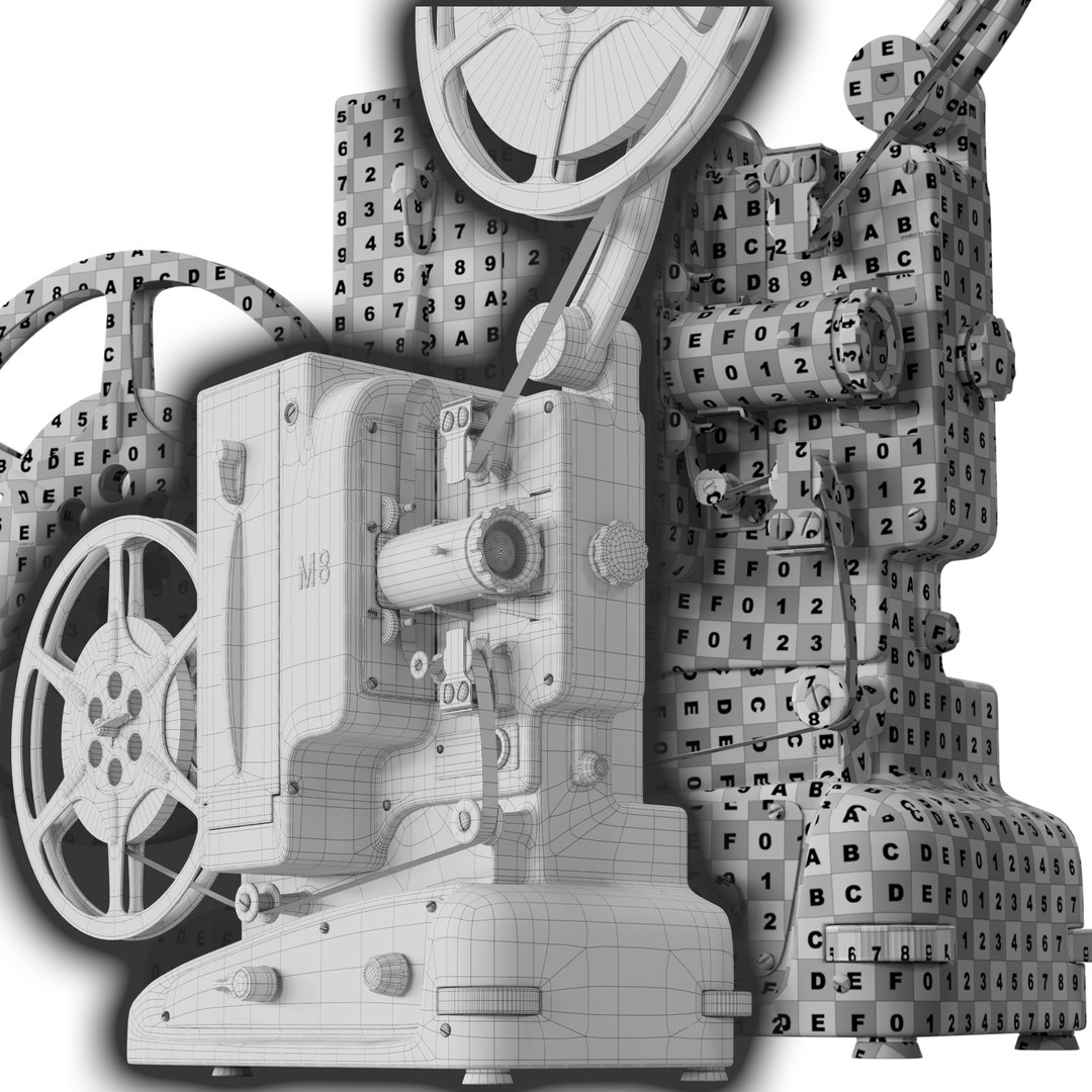 3D Film Projector Bolex Paillard M8 Model - TurboSquid 1939720