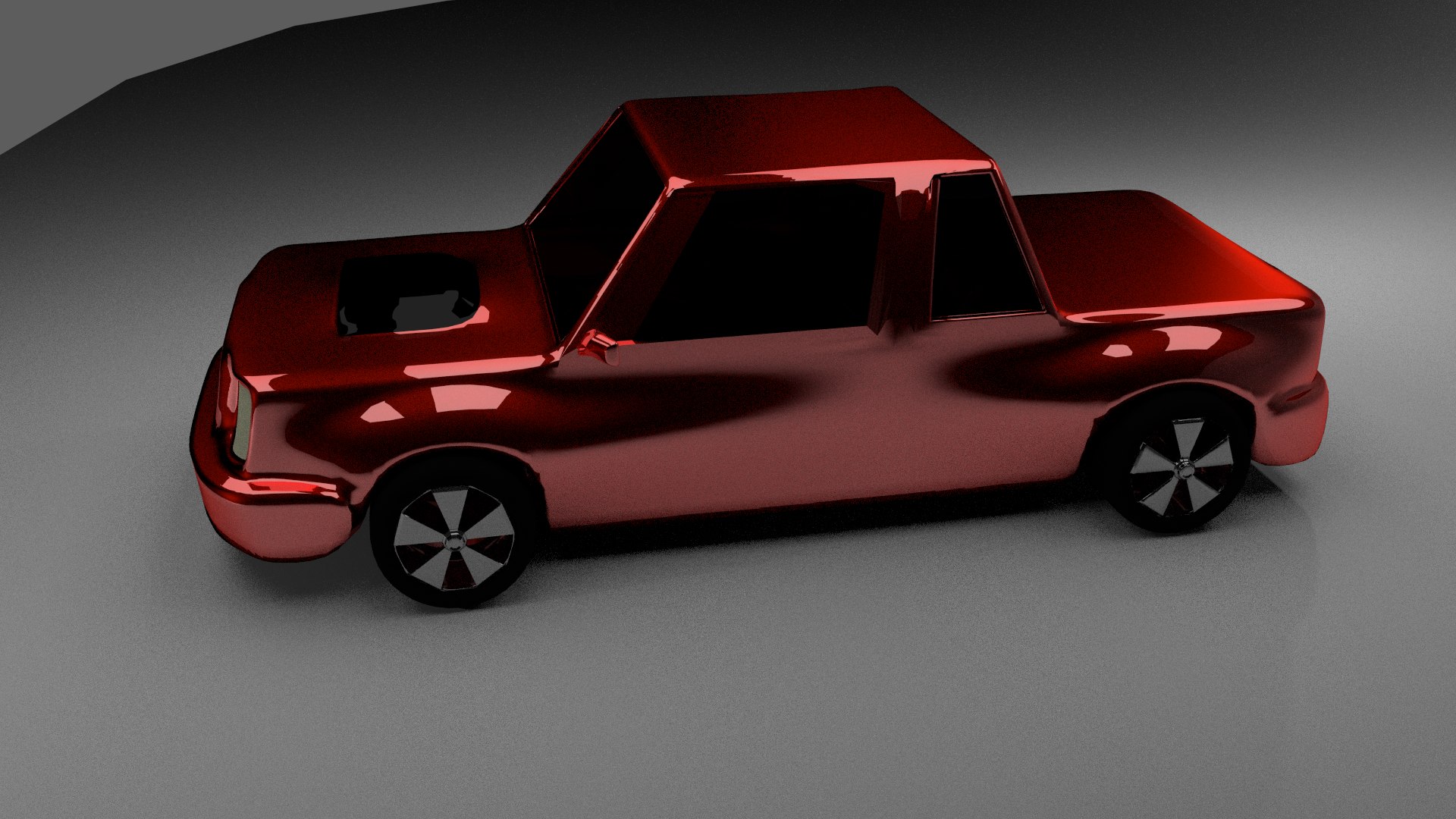 3d cartoon car model
