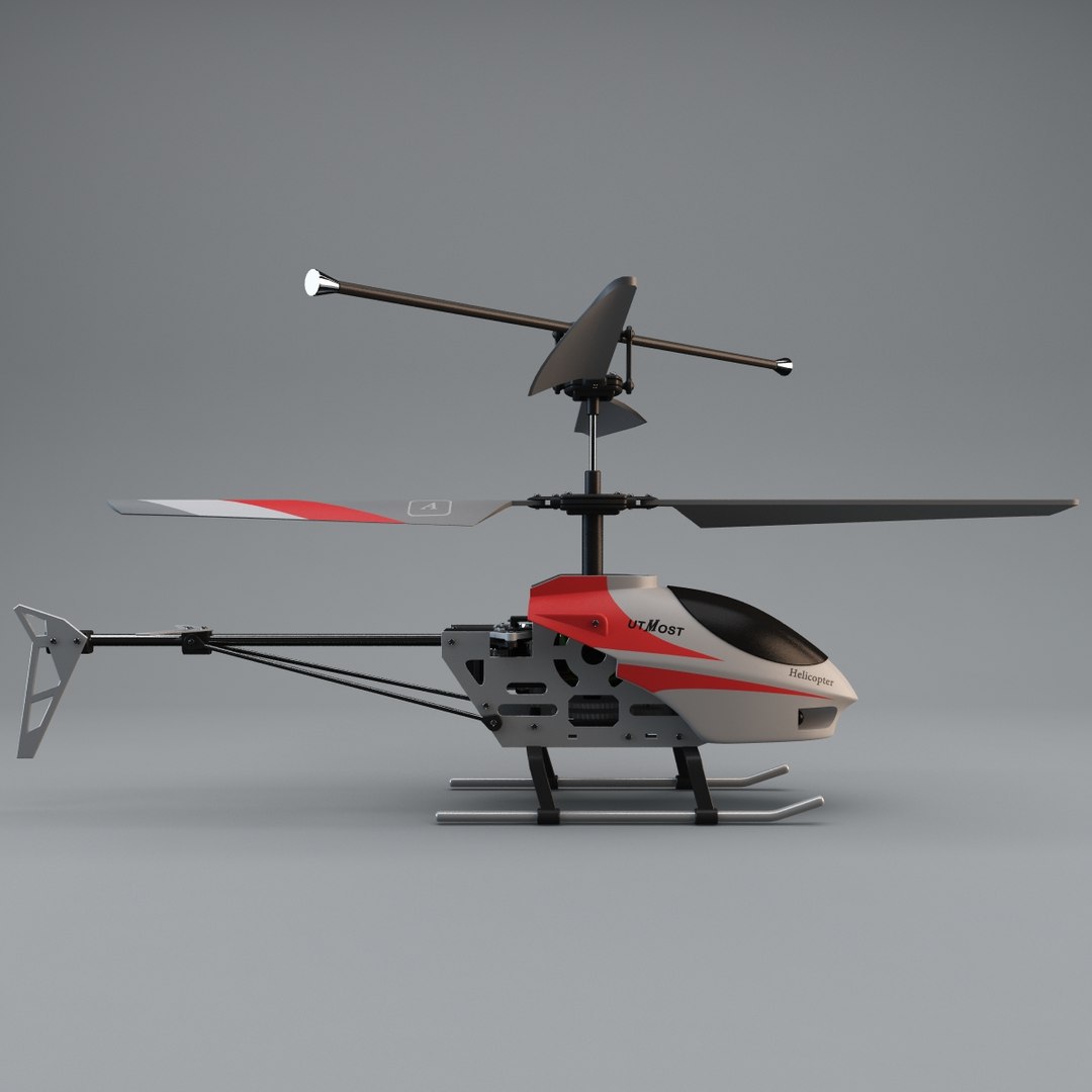 3d Model Utmost Mini Helicopter