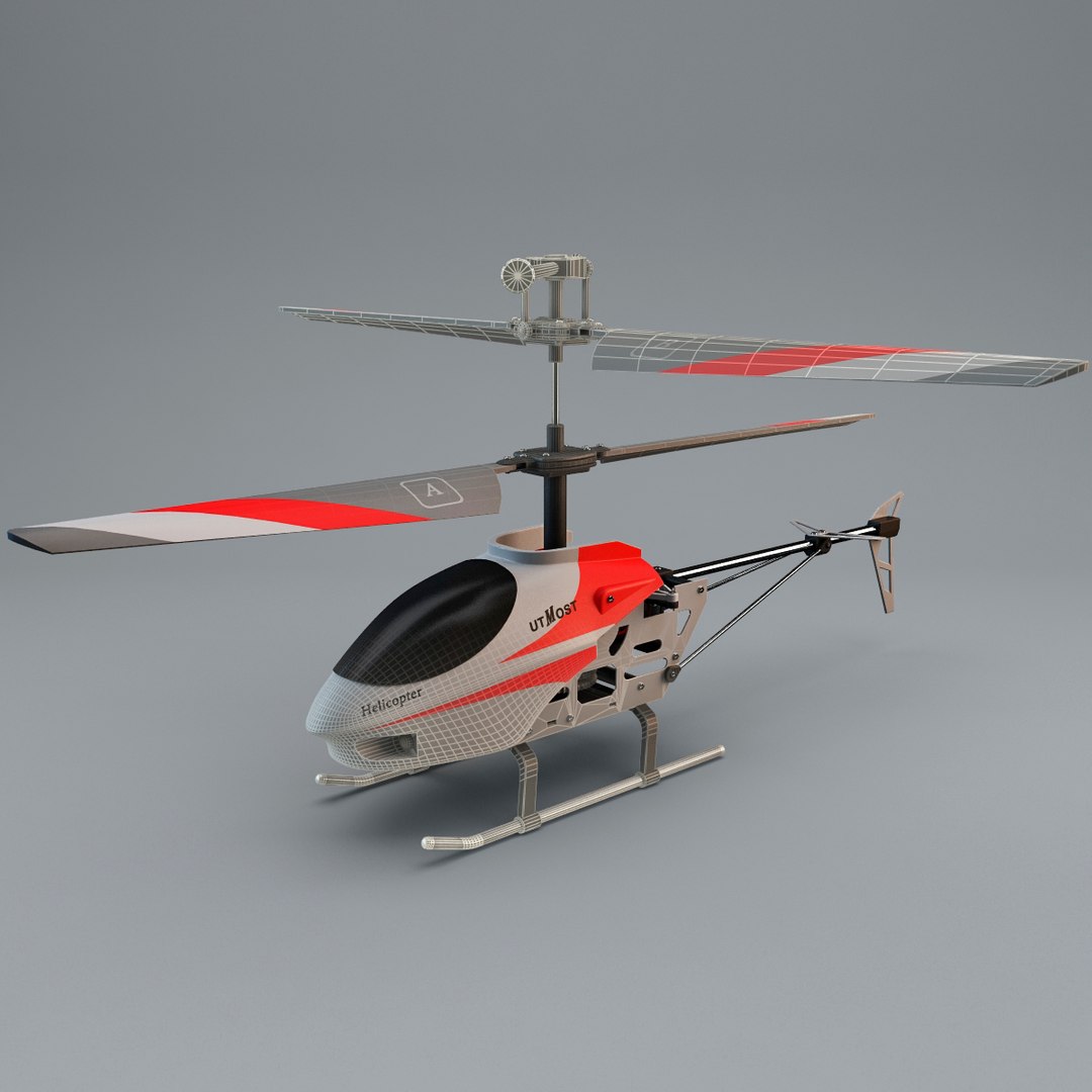 3d Model Utmost Mini Helicopter
