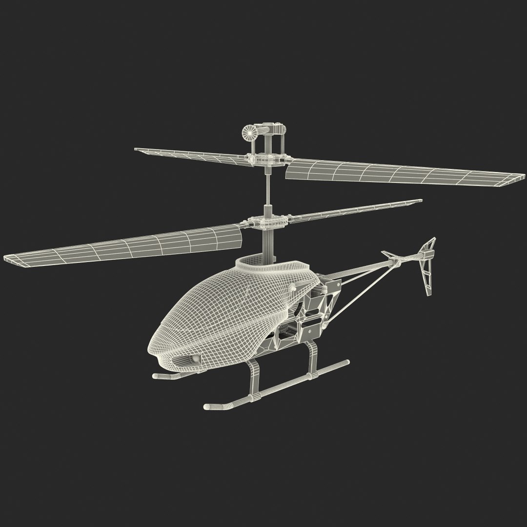3d Model Utmost Mini Helicopter