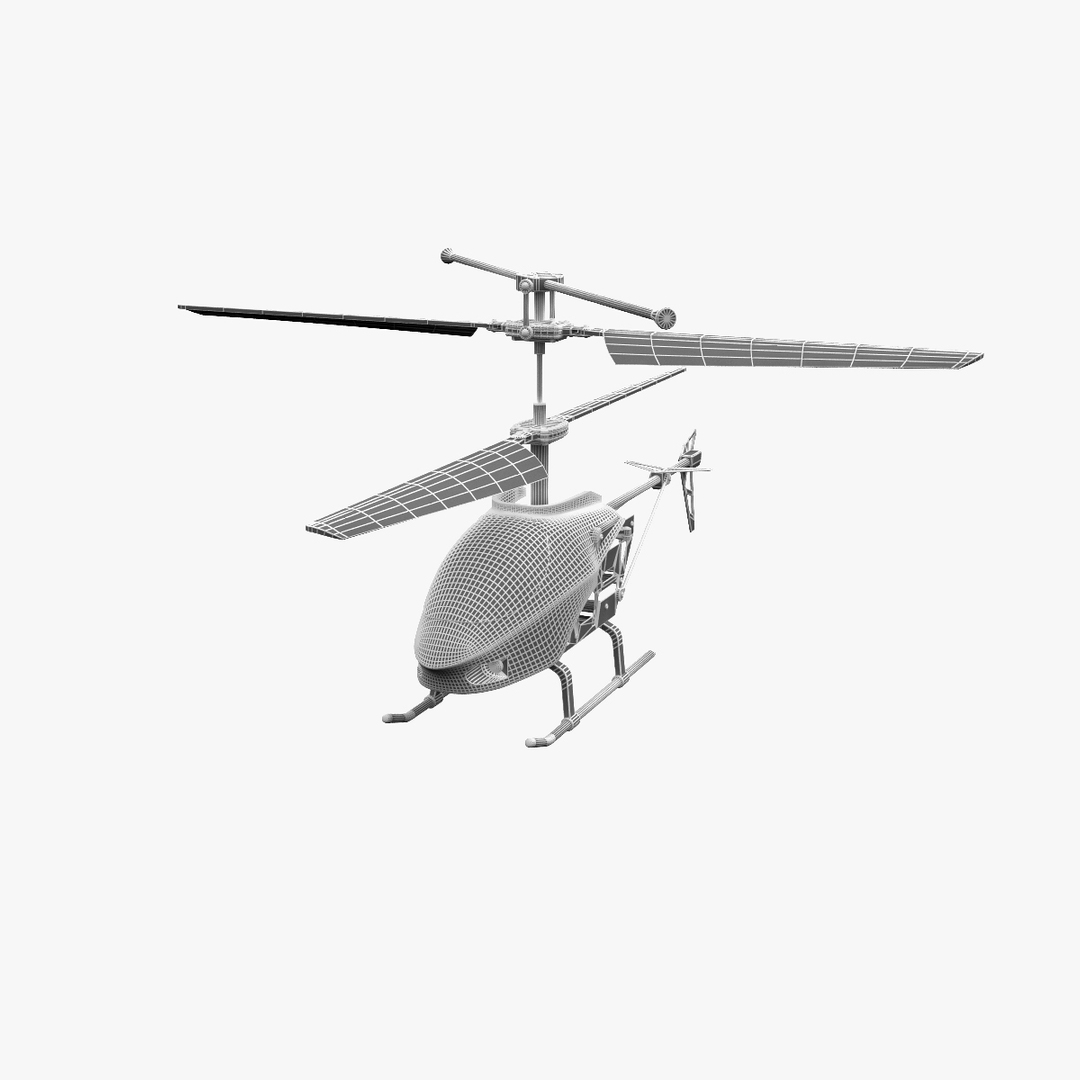 3d Model Utmost Mini Helicopter
