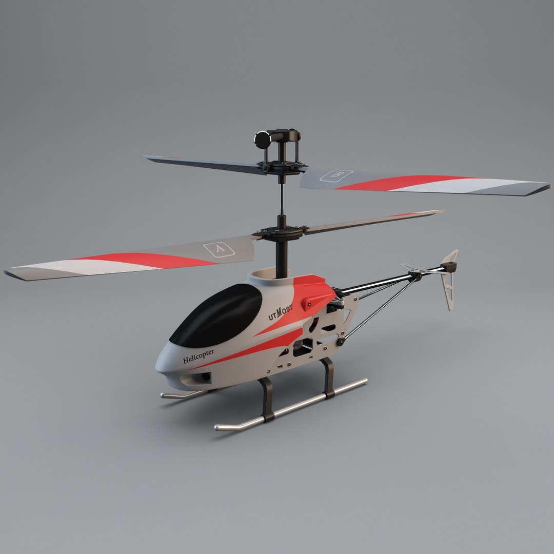 3d Model Utmost Mini Helicopter