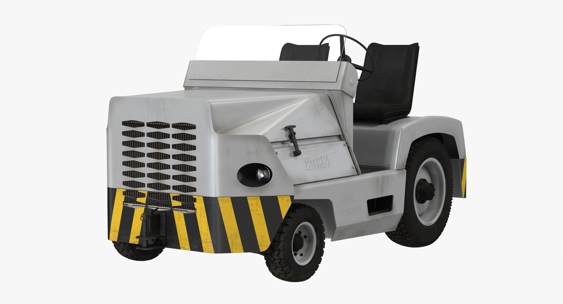 3d Diesel Aircraft Tow Tractor Model
