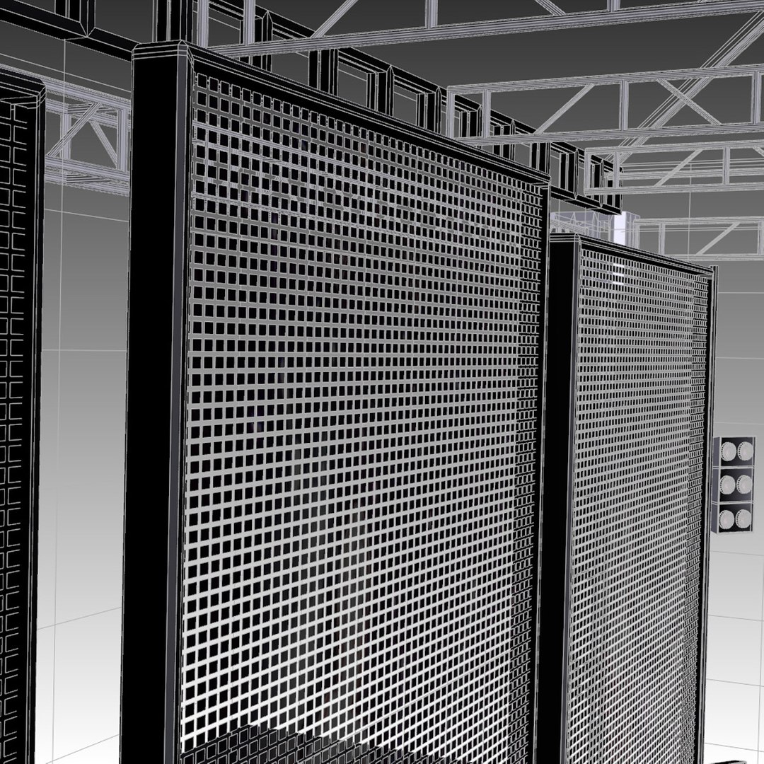 3d Big Live Stage Scene Model