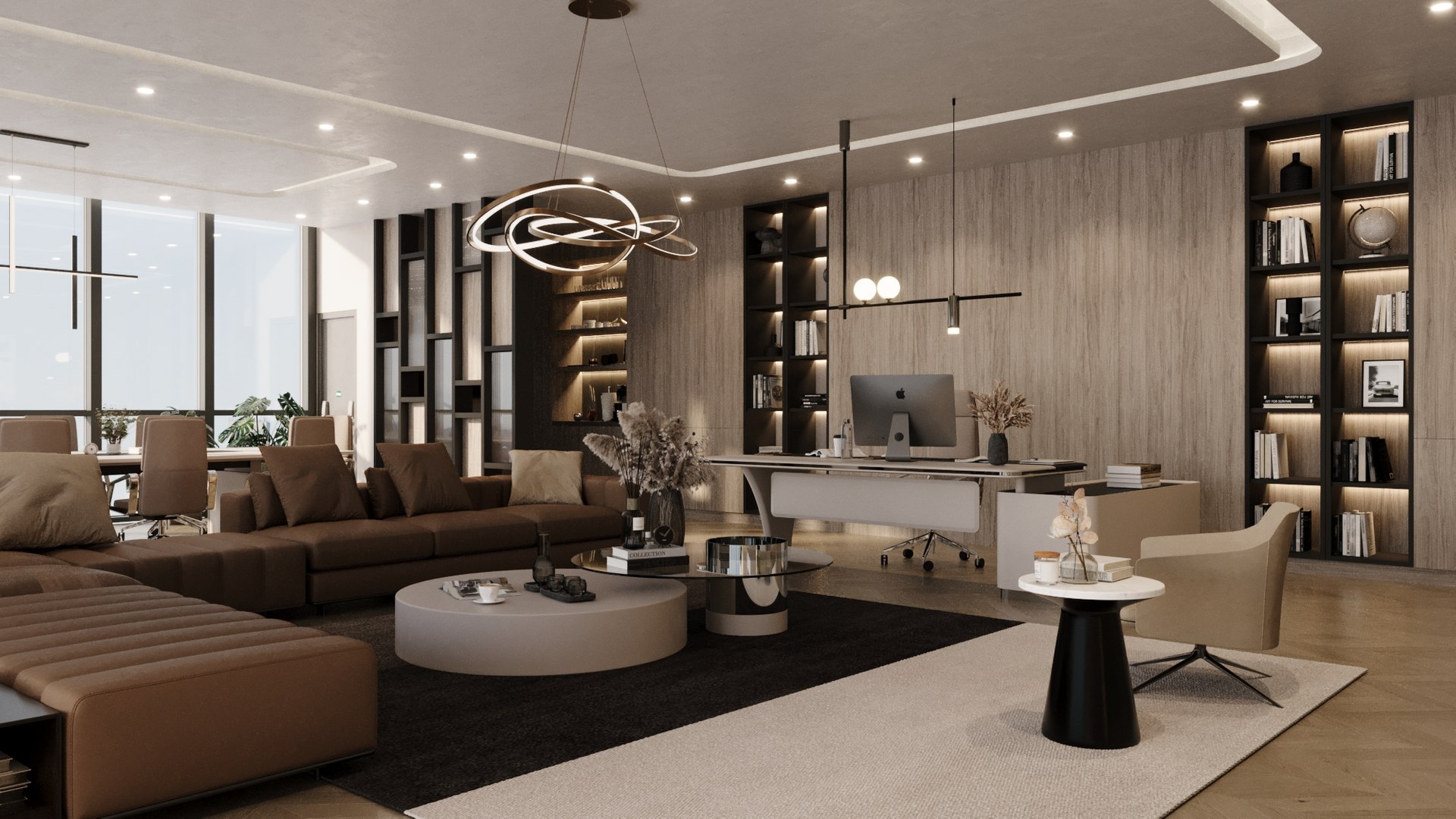 3D manager room model - TurboSquid 2168654