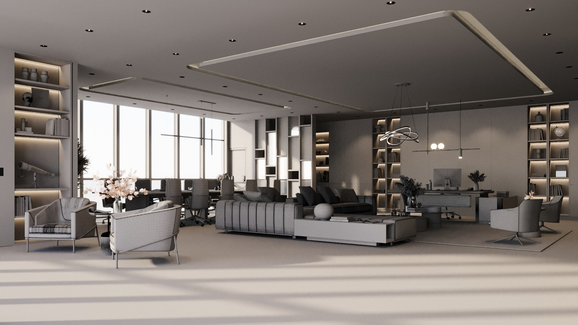 3D manager room model - TurboSquid 2168654
