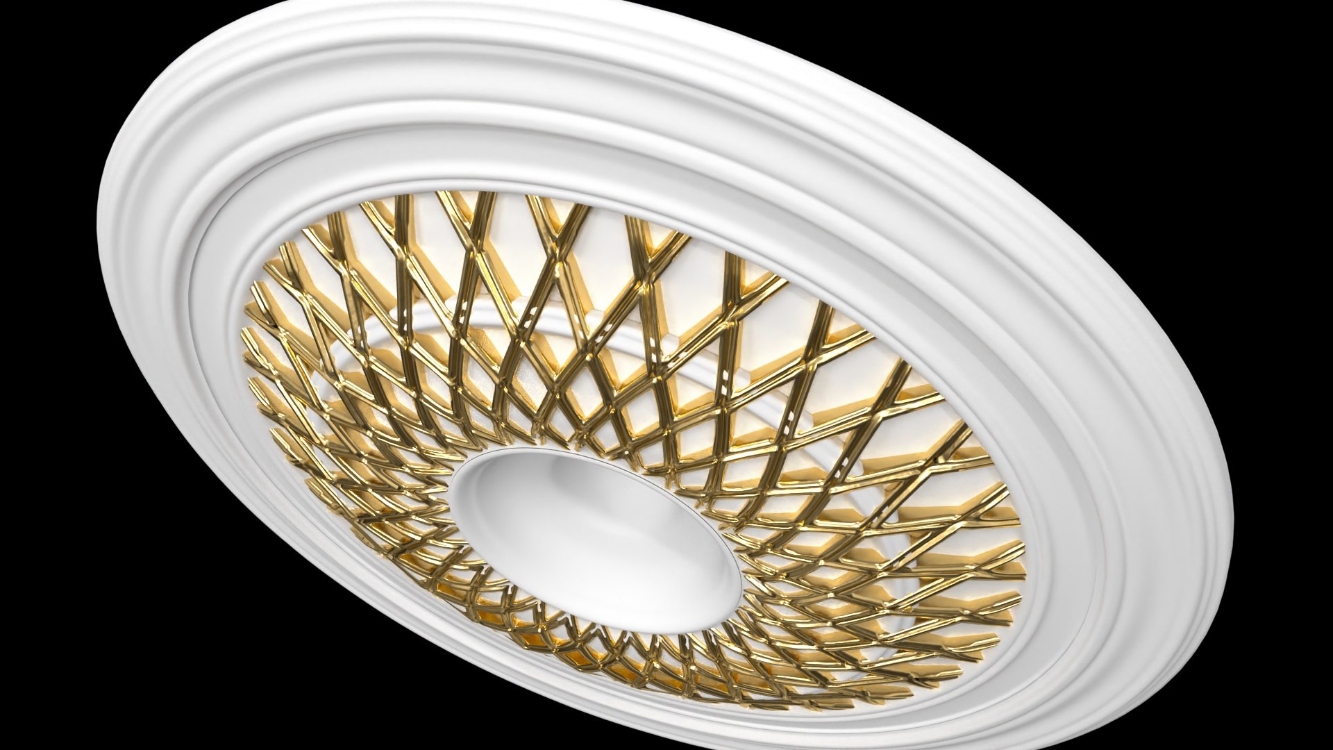 Ceiling Sockets Gypsum Plaster DR135 3D - TurboSquid 2024039