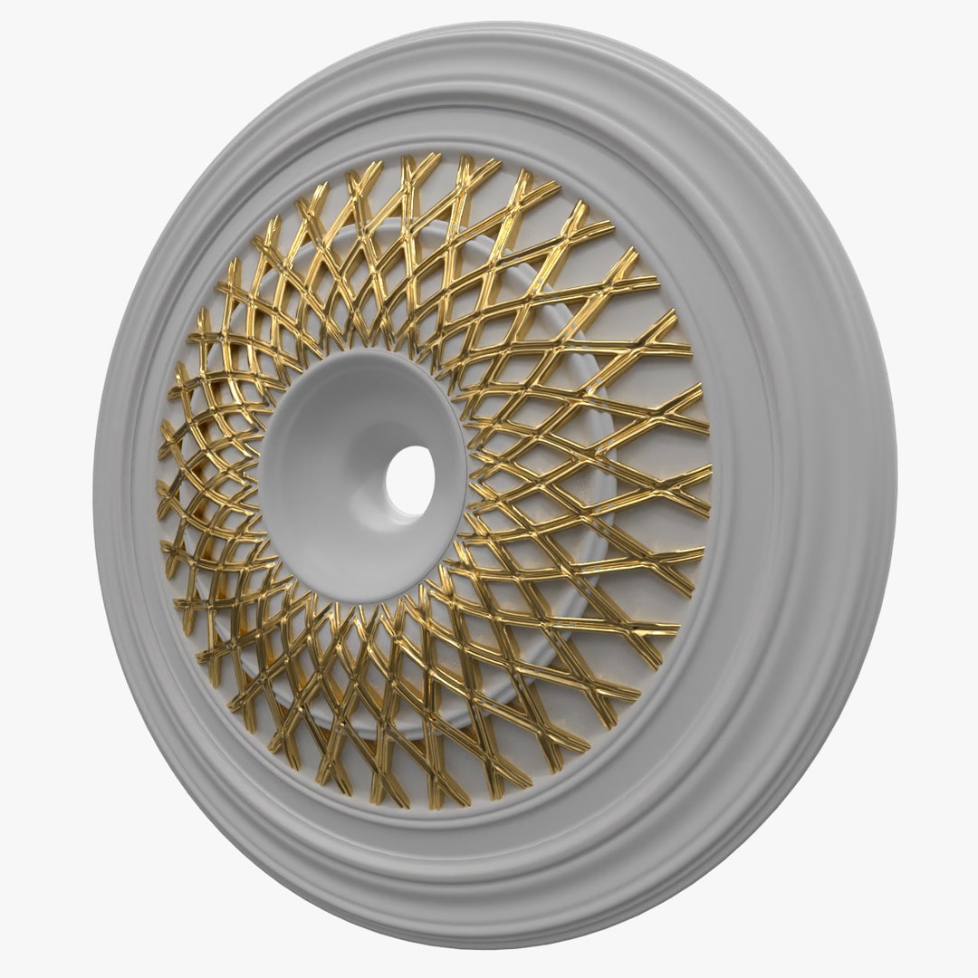 Ceiling Sockets Gypsum Plaster DR135 3D - TurboSquid 2024039