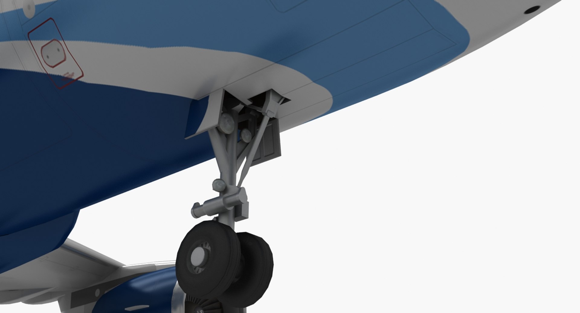 3d model airbus a320 indigo