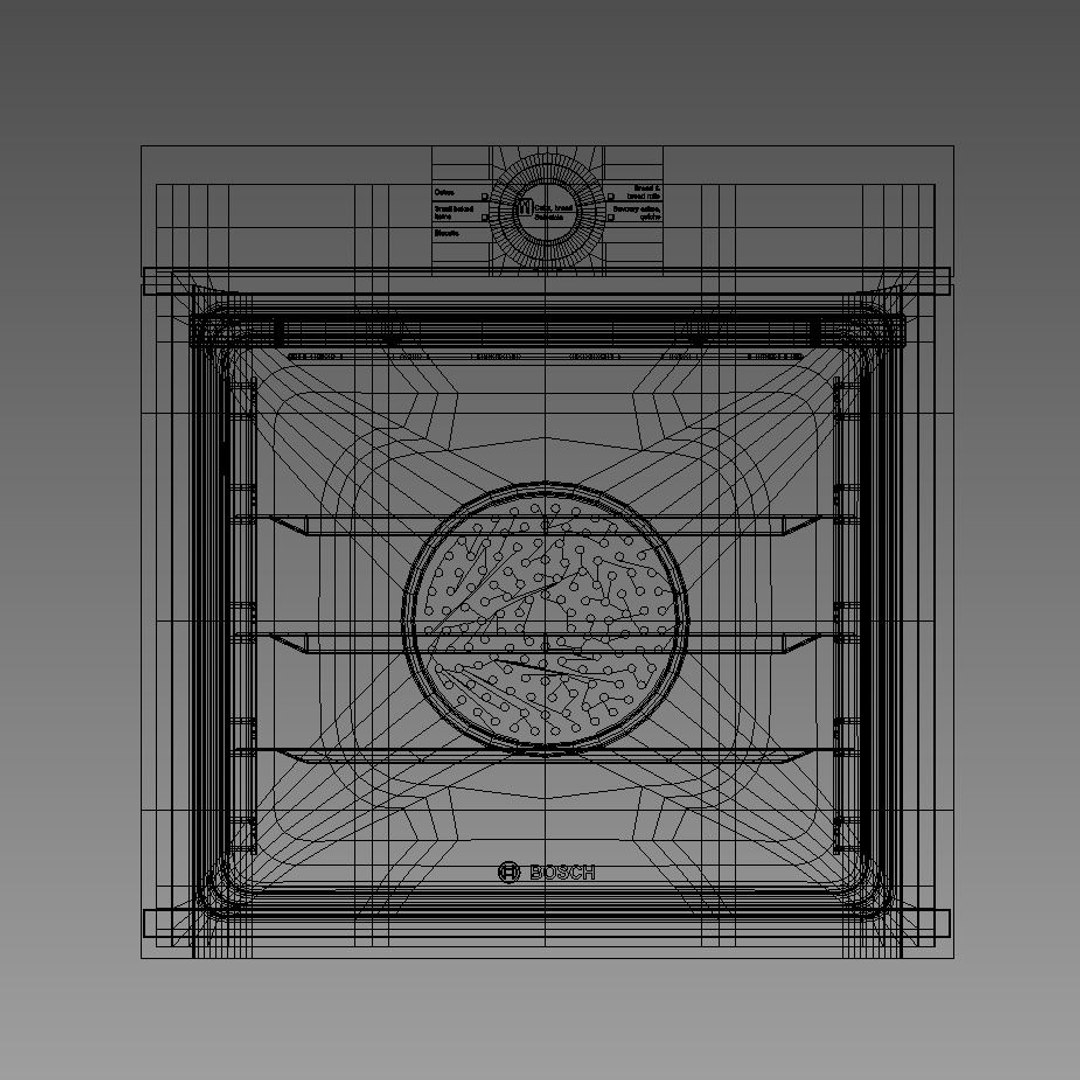 3D Model Bosch Oven Built-in - TurboSquid 1198242