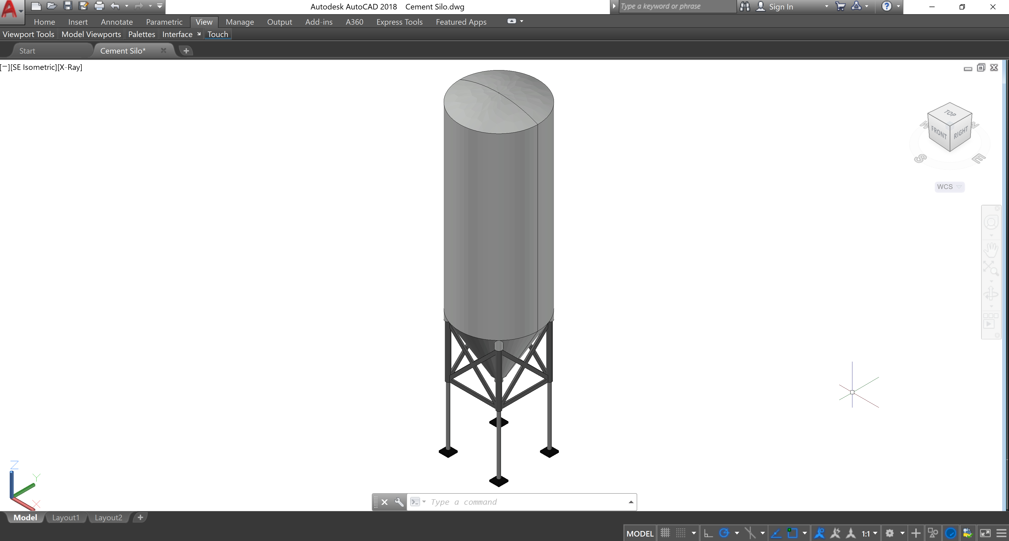 modelo 3d Silo de cemento paramétrico - Familia Revit - TurboSquid 1820526