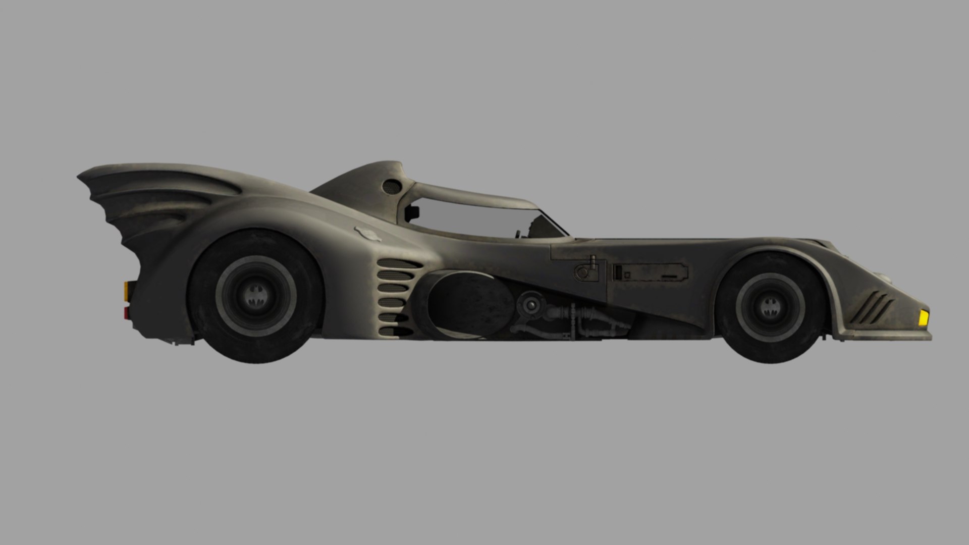 Batmobile 3D Model - TurboSquid 2220082