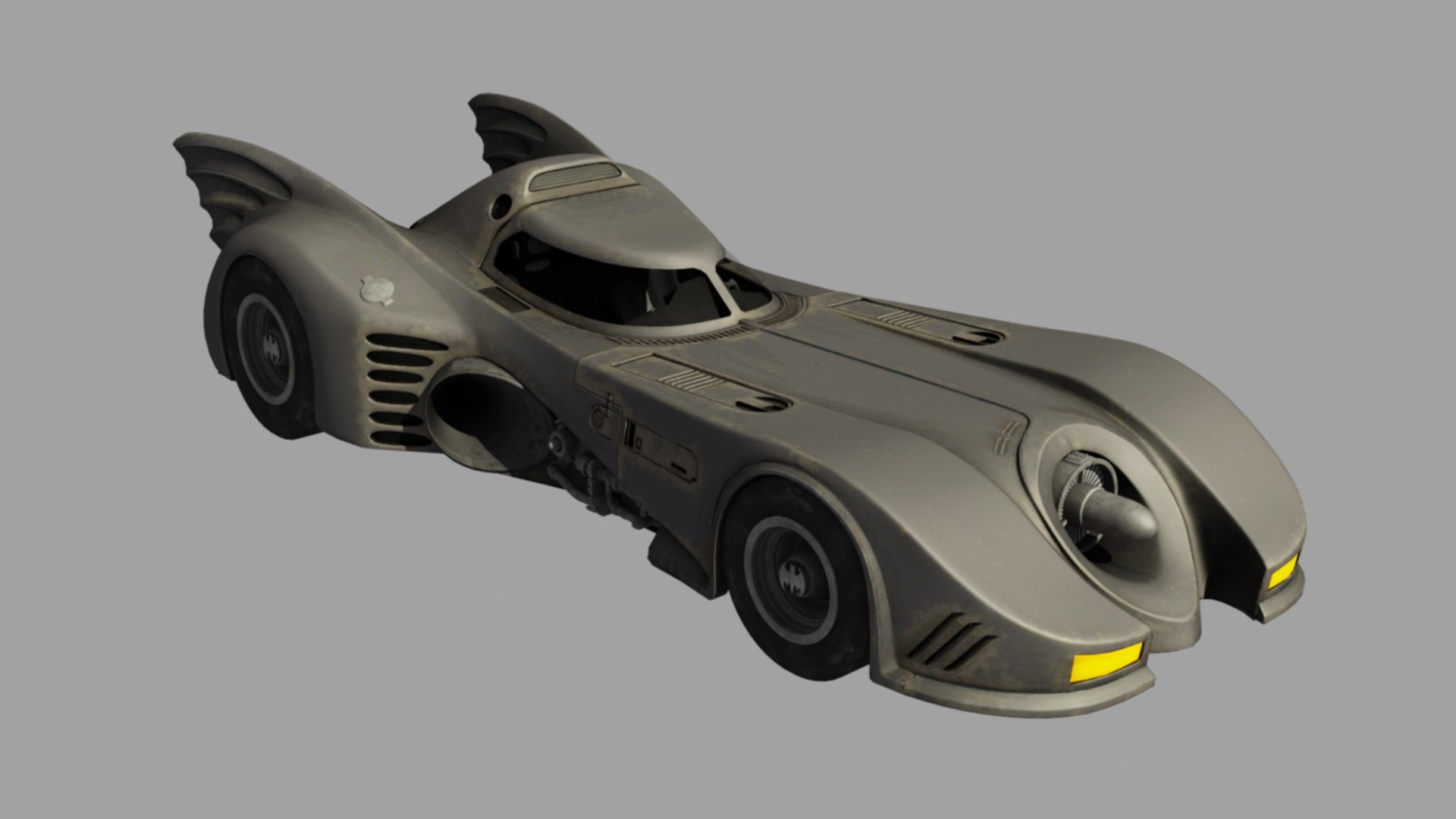 Batmobile 3D Model - TurboSquid 2220082