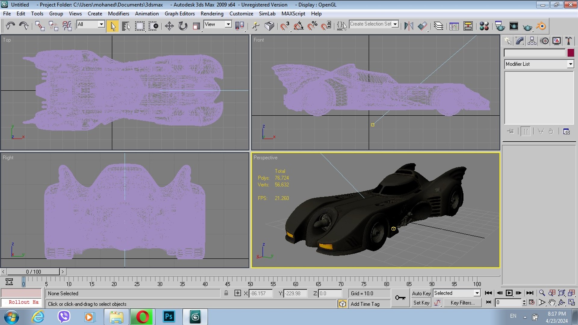 Batmobile 3D Model - TurboSquid 2220082
