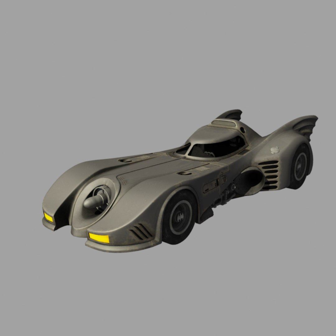 Batmobile 3D Model - TurboSquid 2220082