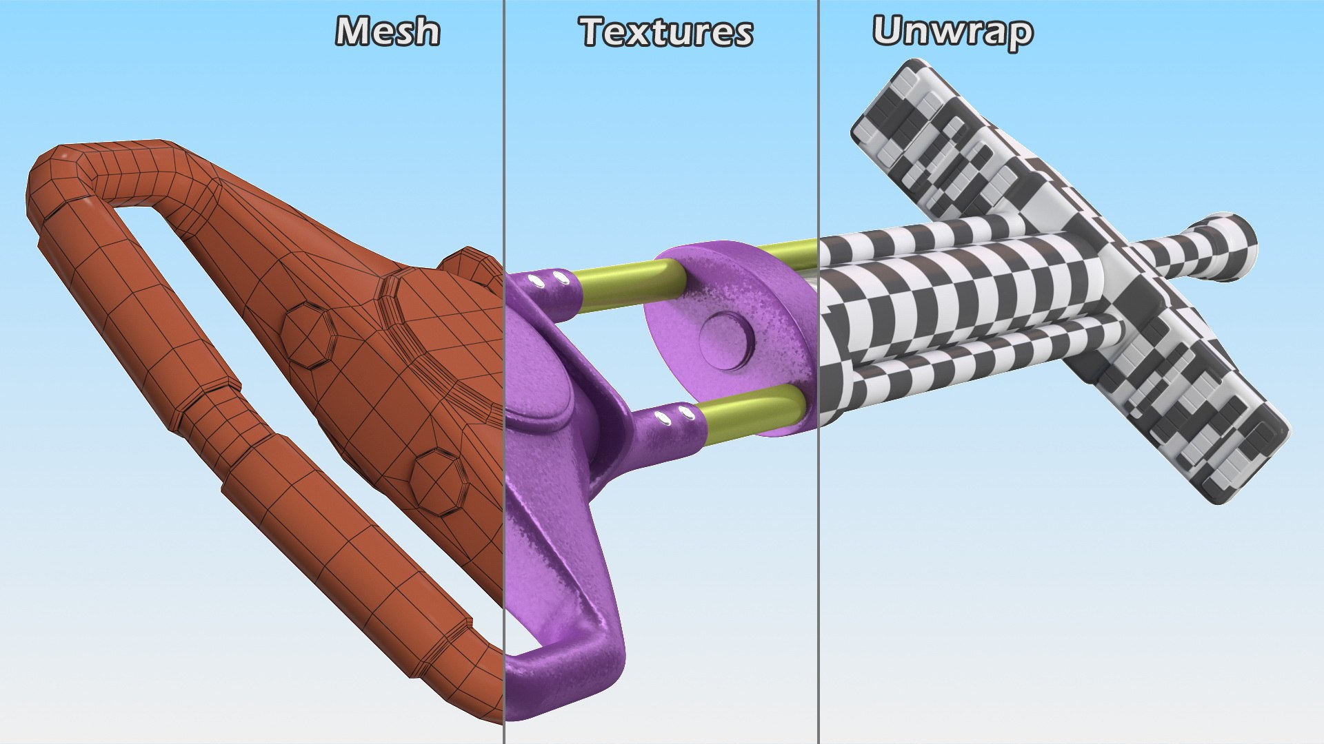 3D Pogo Stick With Visible Spring Model - TurboSquid 1777285