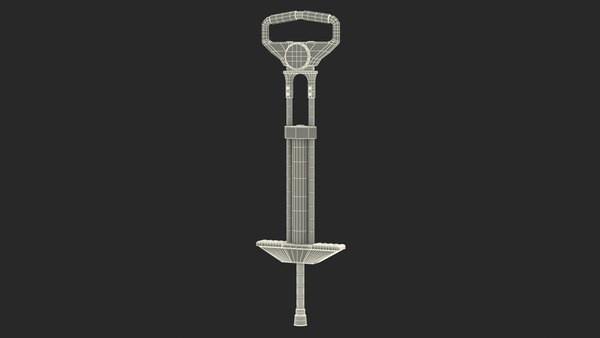 3D Pogo Stick with Visible Spring model - TurboSquid 1777285