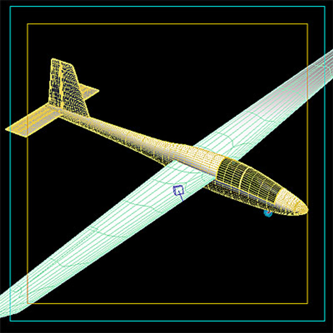 pw-6 9 glider 3d max