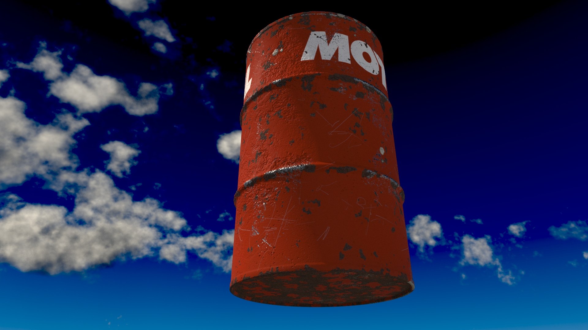 Barrel Motul Oil 3D - TurboSquid 1488001