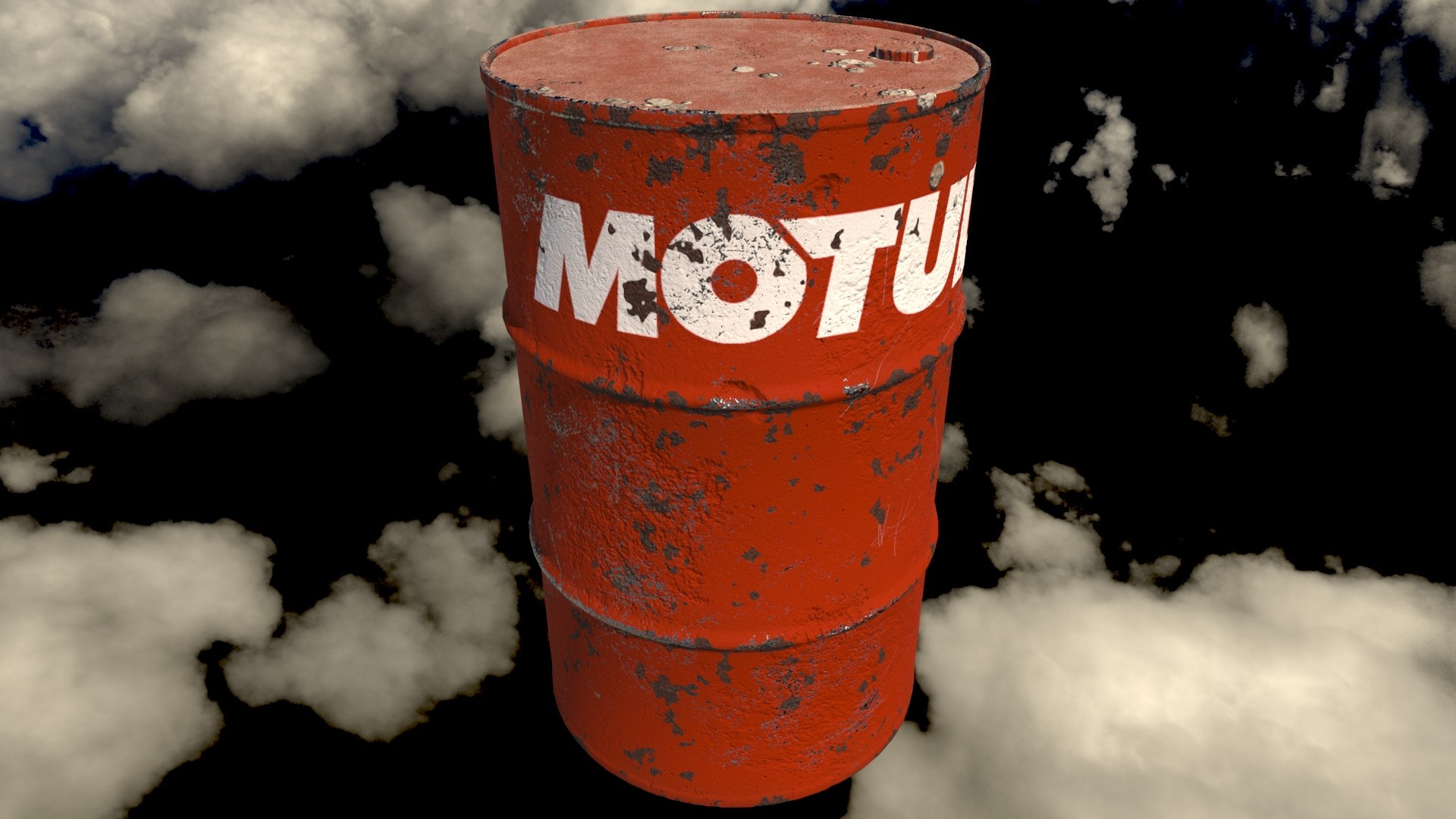 Barrel Motul Oil 3D - TurboSquid 1488001