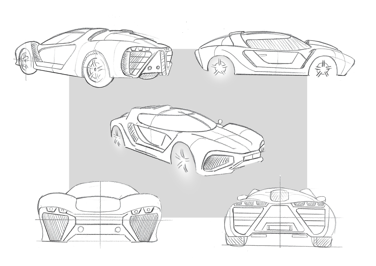 3D concept car design - TurboSquid 1243451