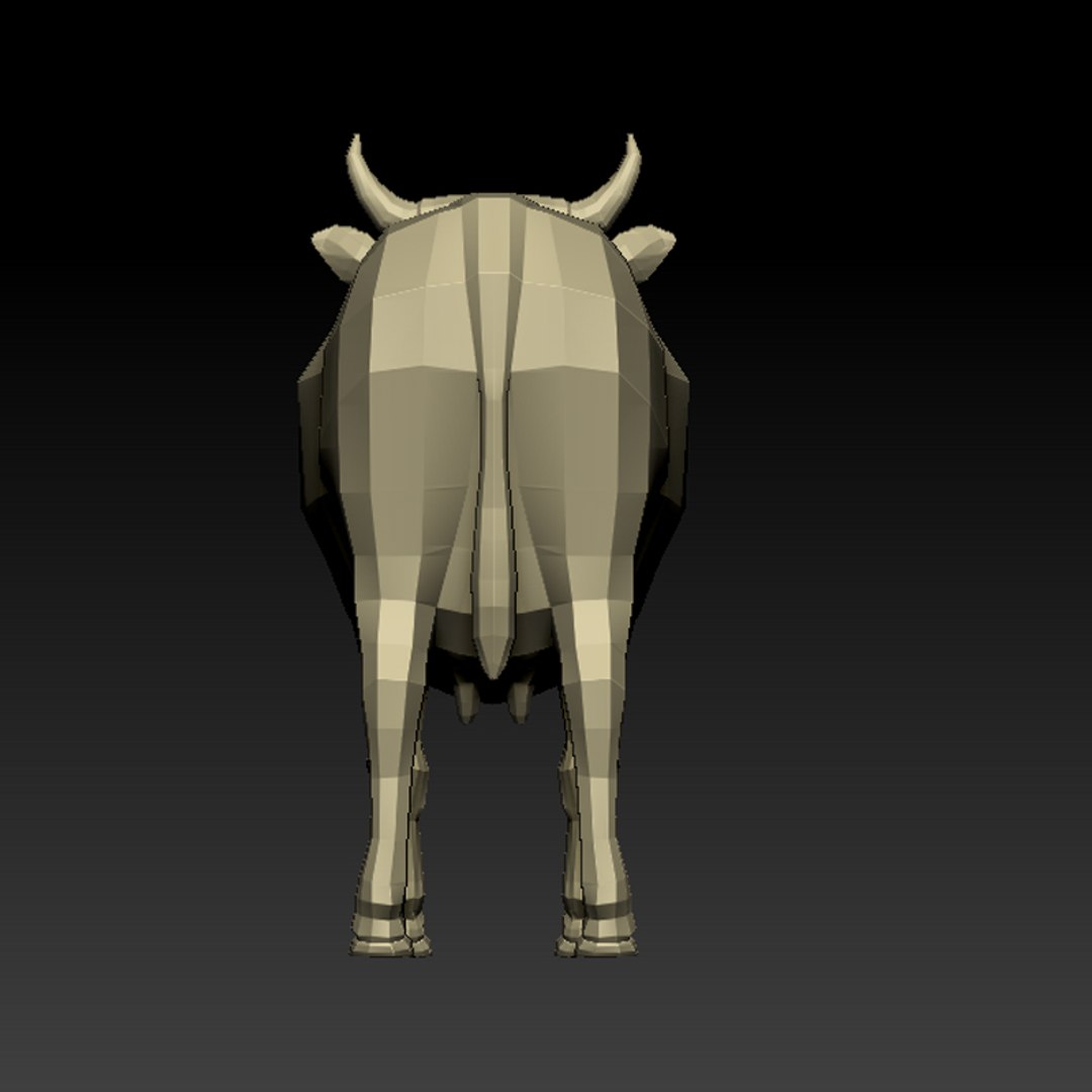 3D Model Cow - TurboSquid 1197722