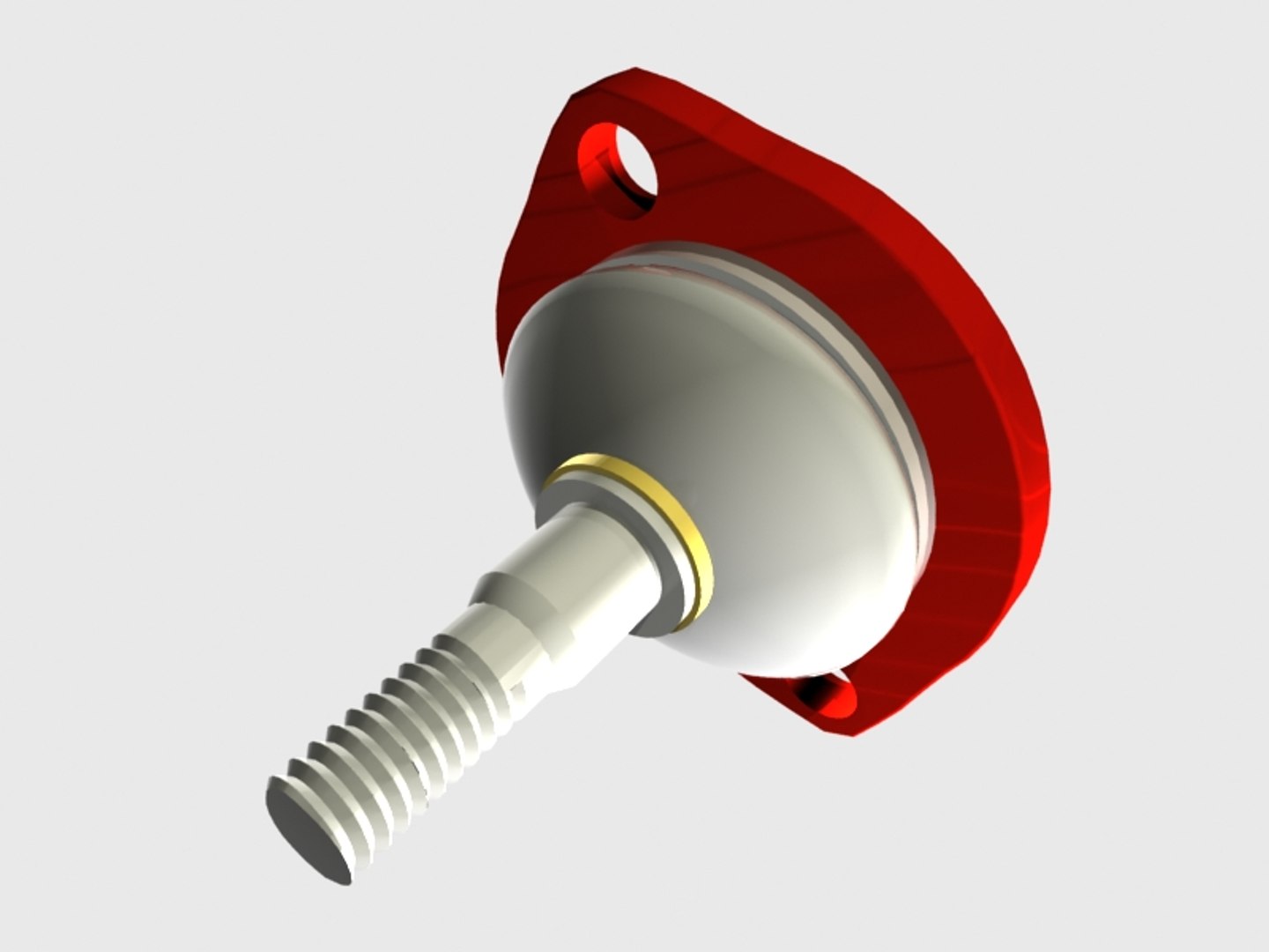 3d model of screw-bolt