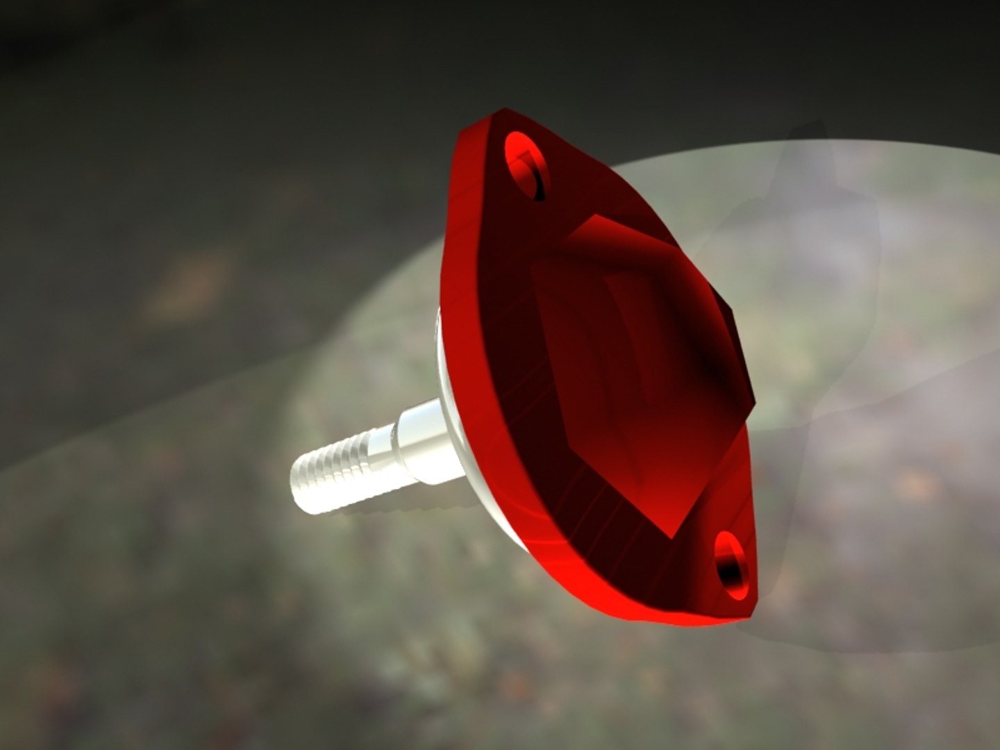 3d model of screw-bolt