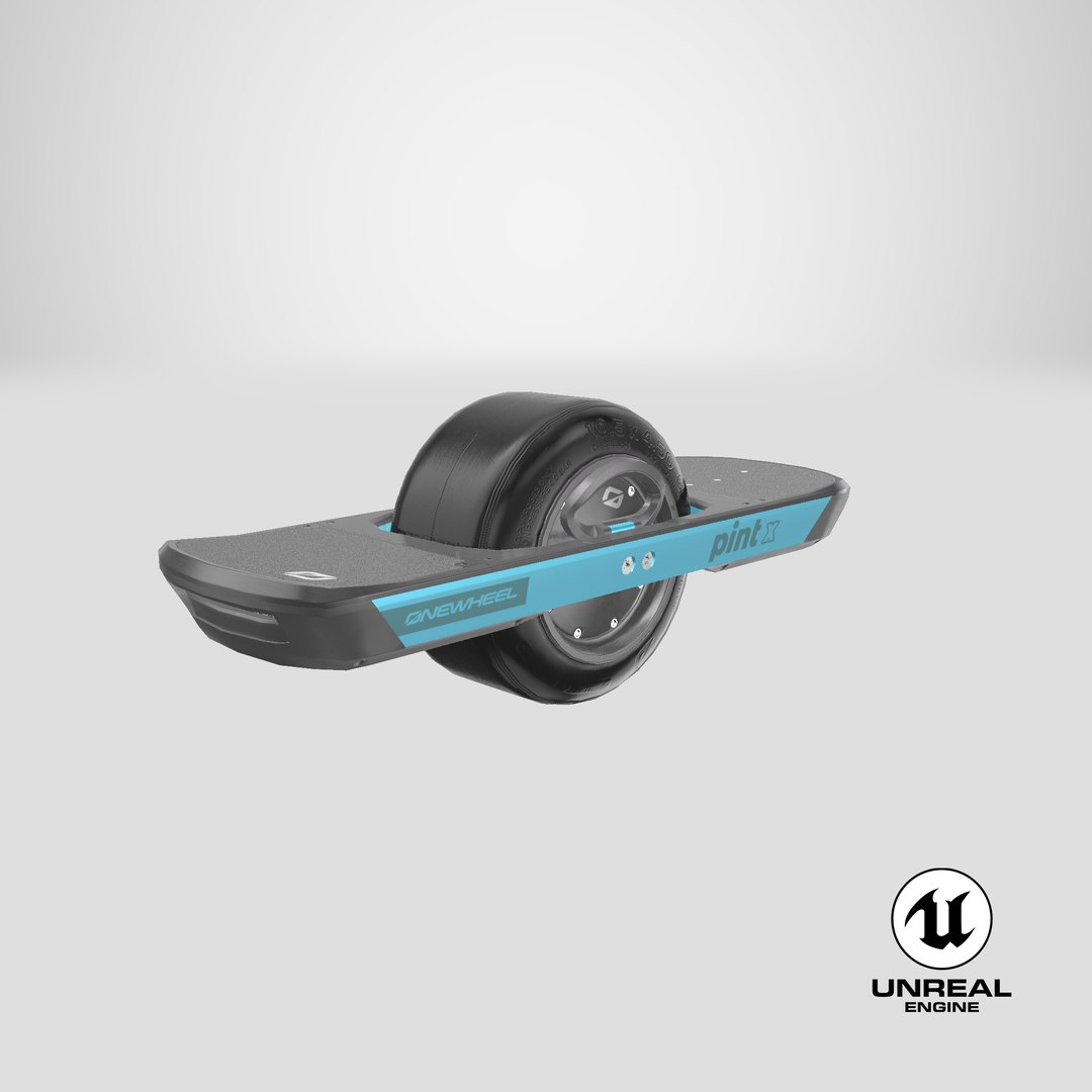 3D Blue Onewheel Pint X Model - TurboSquid 2045402