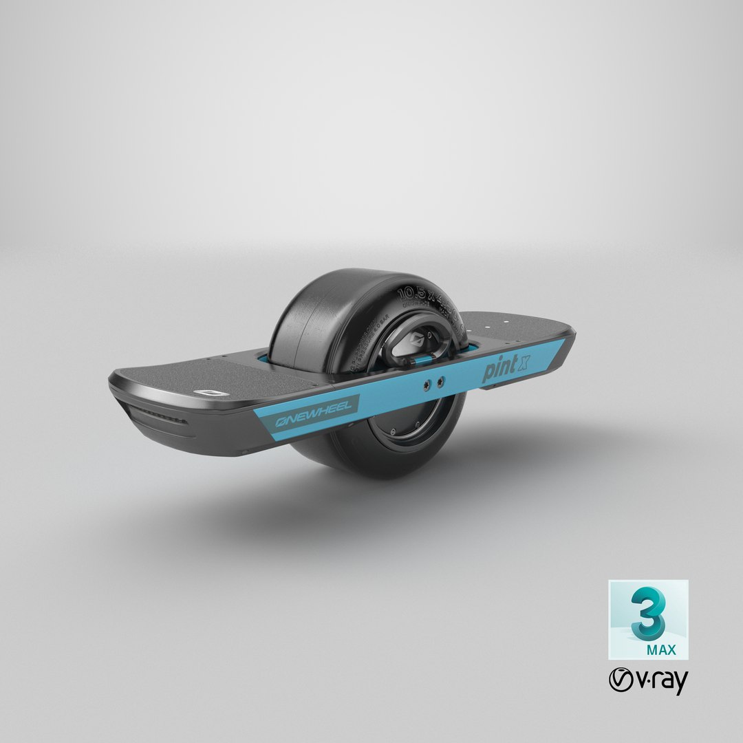 3D Blue Onewheel Pint X Model - TurboSquid 2045402
