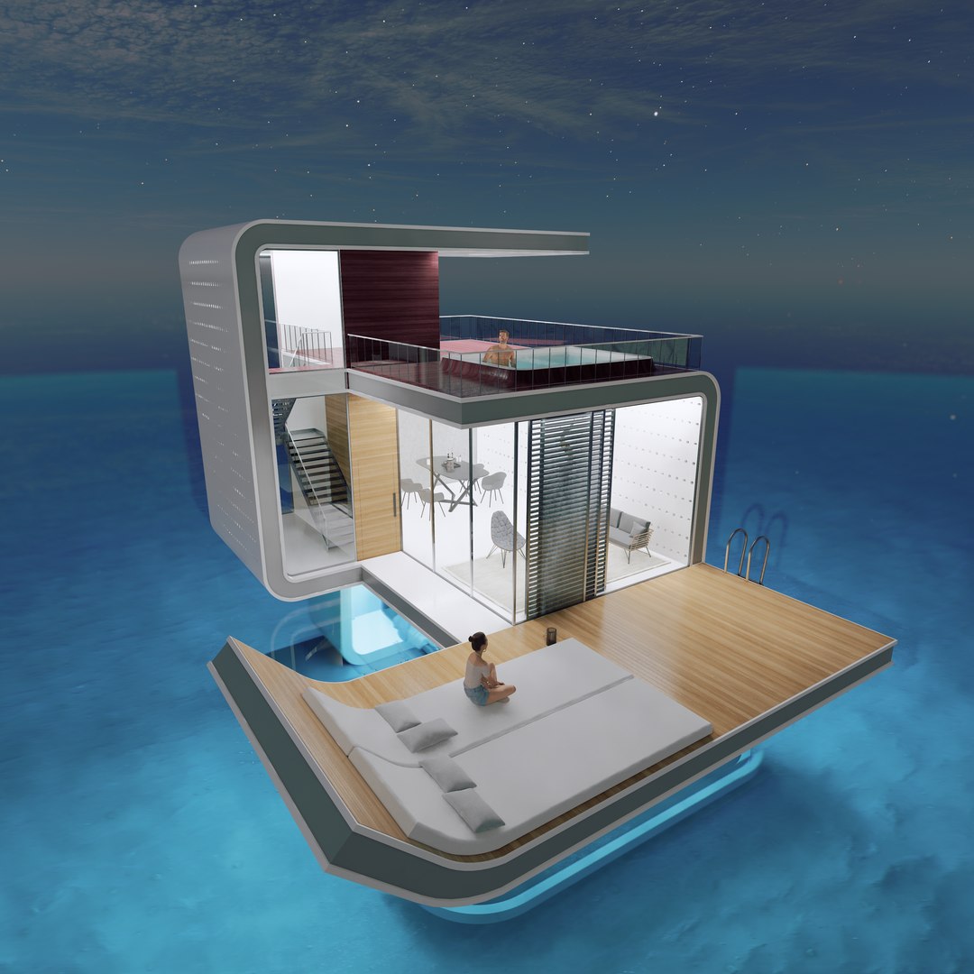 3D Sea House - TurboSquid 1615916