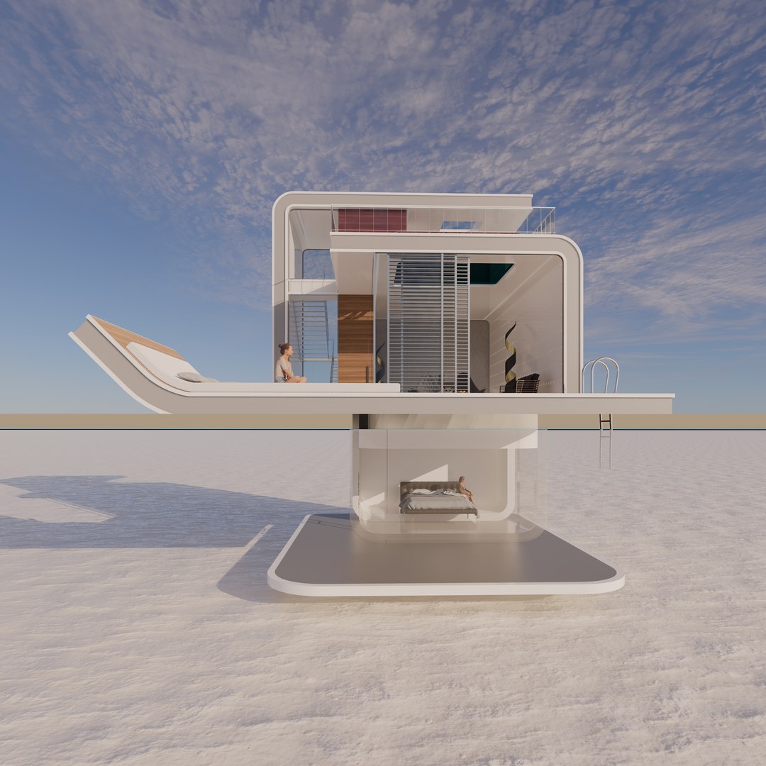 3D Sea House - TurboSquid 1615916