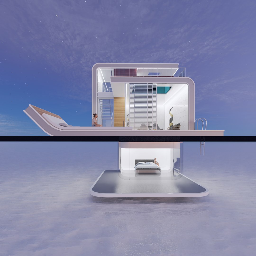 3D Sea House - TurboSquid 1615916