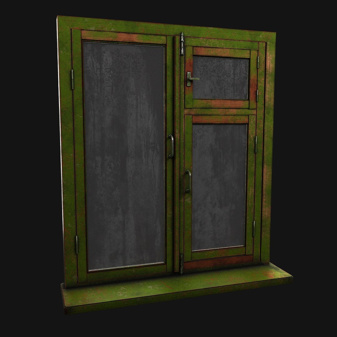 Old Window 3D Model - TurboSquid 1248267
