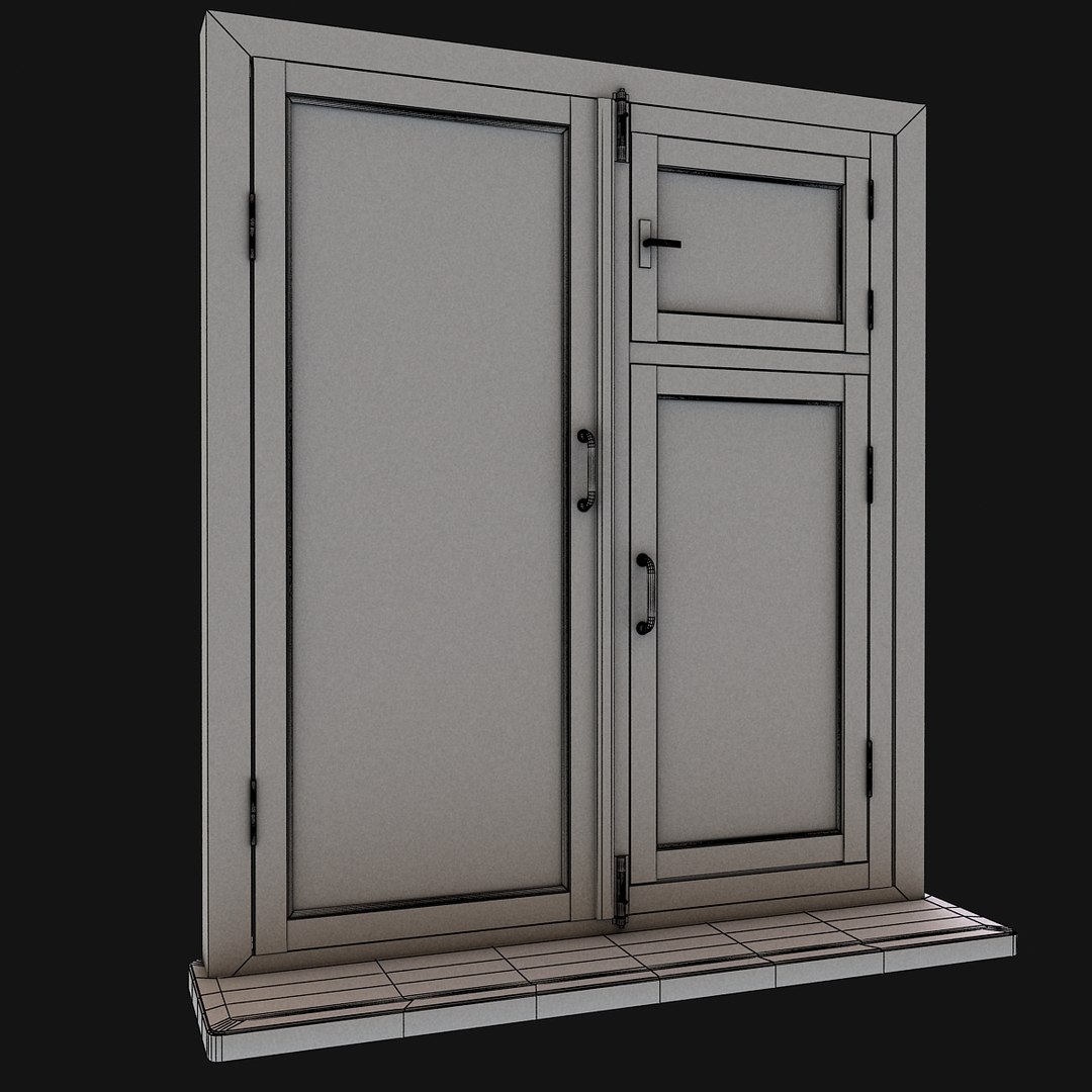 Old Window 3D Model - TurboSquid 1248267